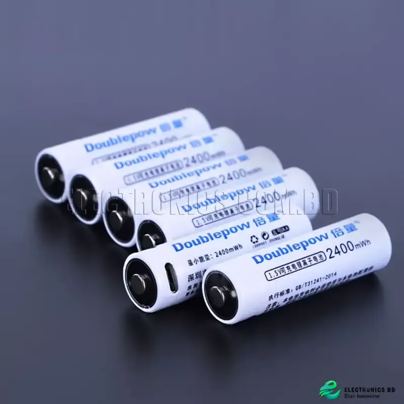 1.5V AA Size 2400mAh Rechargeable Li-ion Battery Cell Latest Price in ...
