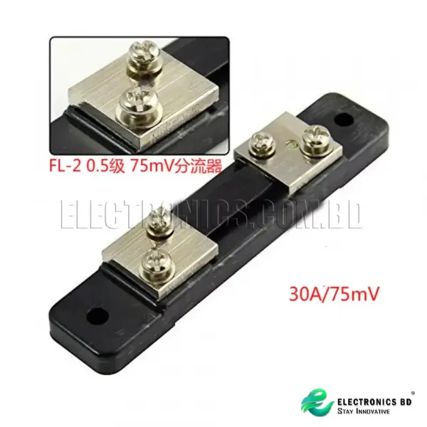 FL-2 30A 75mV External Shunt Resistor for DC Voltmeter - Latest price ...
