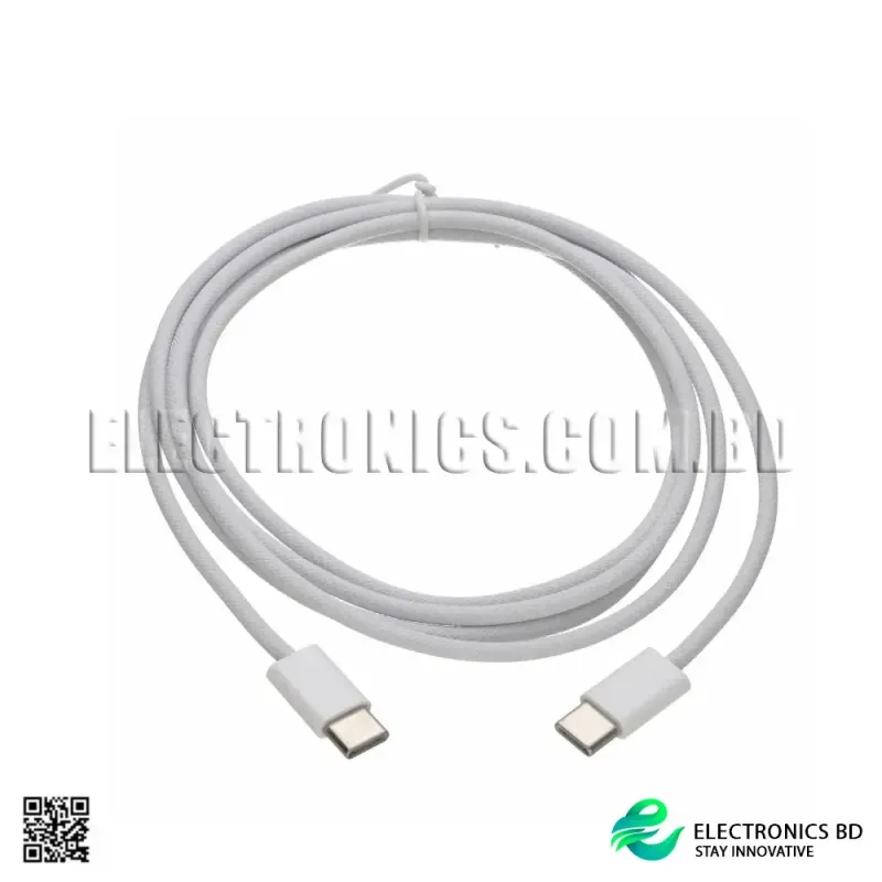 1.5 meter 60W Type-C to Type-C Cable – Latest price in Bangladesh BD