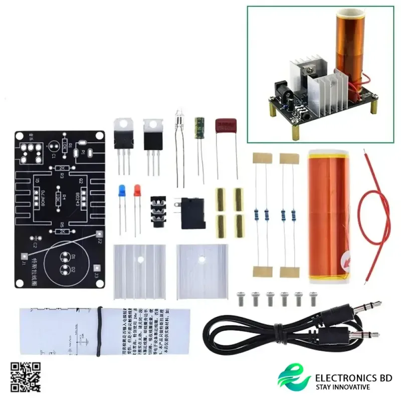 Mini Tesla Coil 15W DIY Kit Plasma Speaker Price in BD