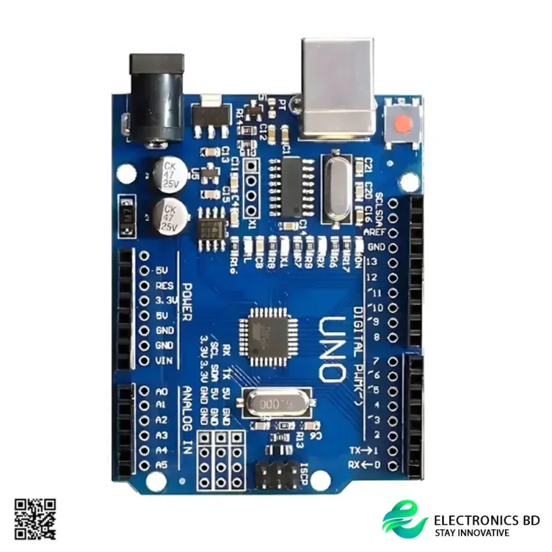 Arduino Uno R3 SMD ATmega328 Board Latest Price in Bangladesh BD
