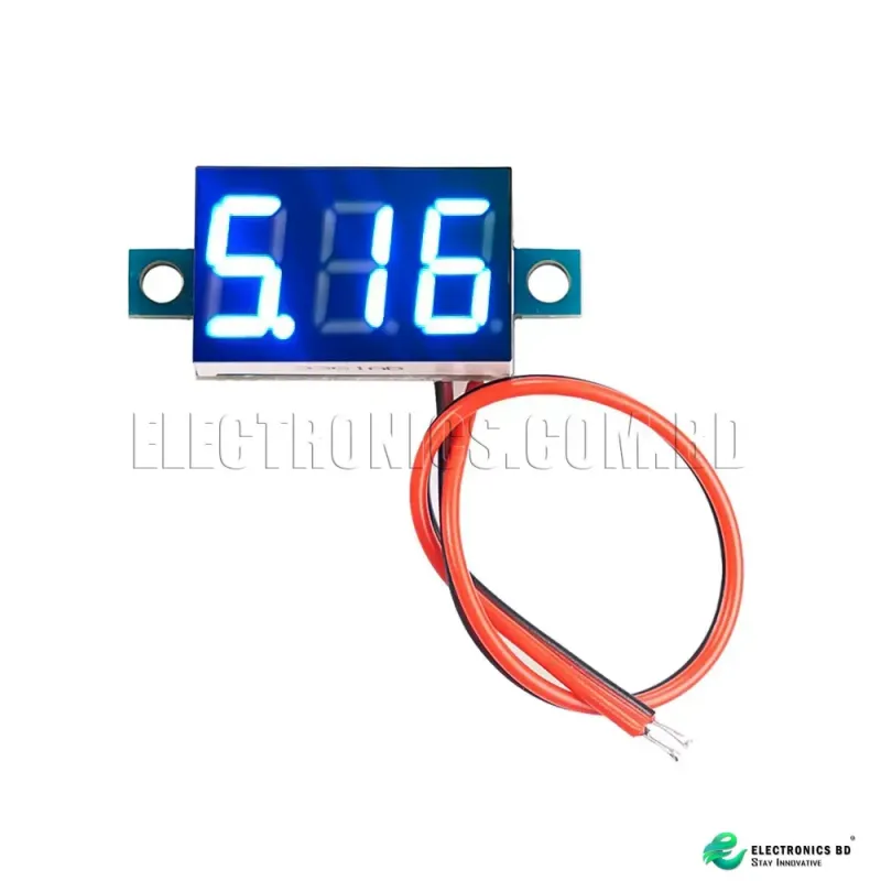 Digital Voltmeter mini Blue - Latest price in Bangladesh BD