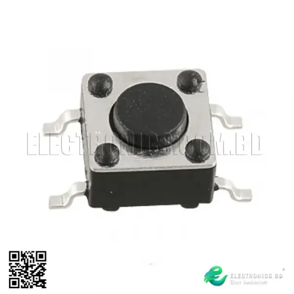 4 Pin Push Button Switch Small SMD 6x6mm | Latest price in Bangladesh BD