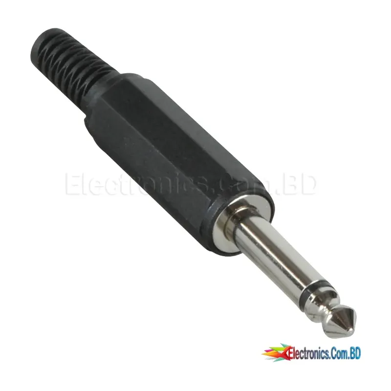 1/4" Mono Audio Jack Plug 6.35mm – Latest price in Bangladesh BD