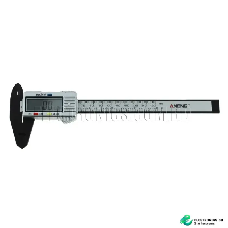 100mm Carbon Fiber Composite Digital Caliper – Silver | Latest price in ...