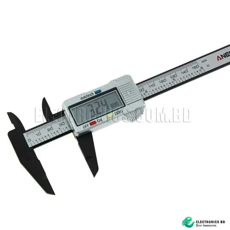 100mm Carbon Fiber Composite Digital Caliper – Silver | Latest price in ...