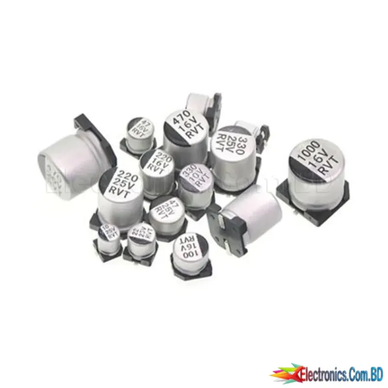 SMD 35V 100UF Aluminum Electrolytic Capacitor – Latest price in ...