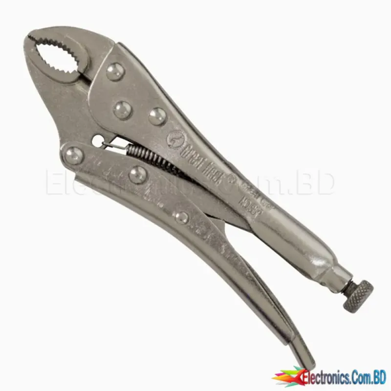 5" Curved Jaw Locking Pliers with Wire Cutter – Latest price in ...
