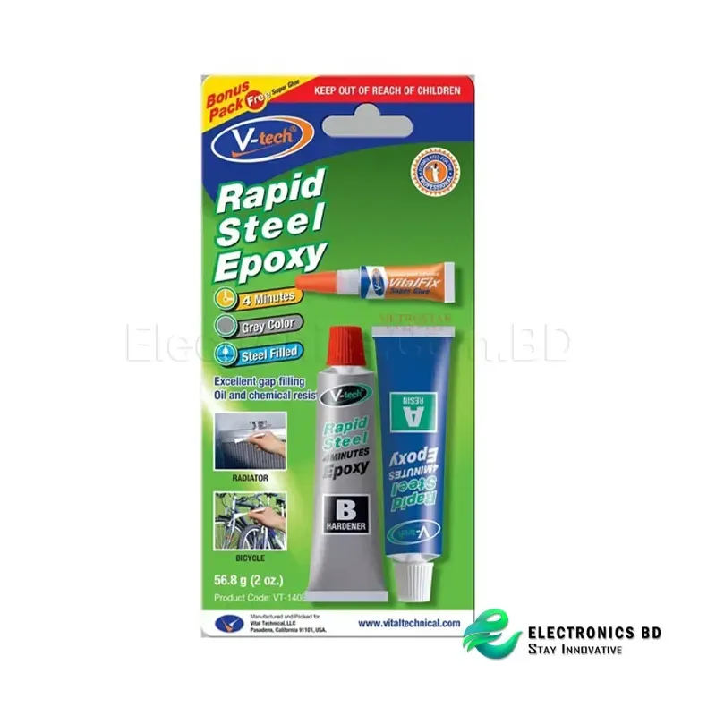 Buy V-tech Rapid Steel Epoxy Adhesive - Latest Price in Bangladesh BD