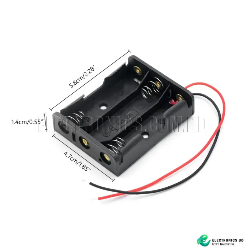 3 Chamber AA Battery Holder Case – Latest price in Bangladesh BD