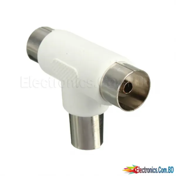 Coax Antenna Y Splitter Tee 1 Male to 2 Female - Latest price in ...