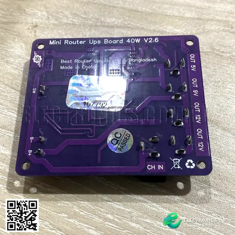 Mini Router ONU UPS Board Module 40W V2.6 - Latest Price in Bangladesh BD