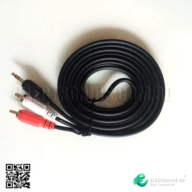OFC Audio/Video Cable 3.5mm to 2 RCA - Latest Price in Bangladesh BD