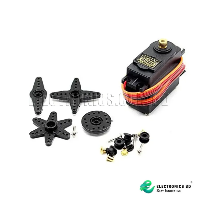 MG995 360 Degree Metal Gear TowerPro Servo Motor | Latest Price in ...