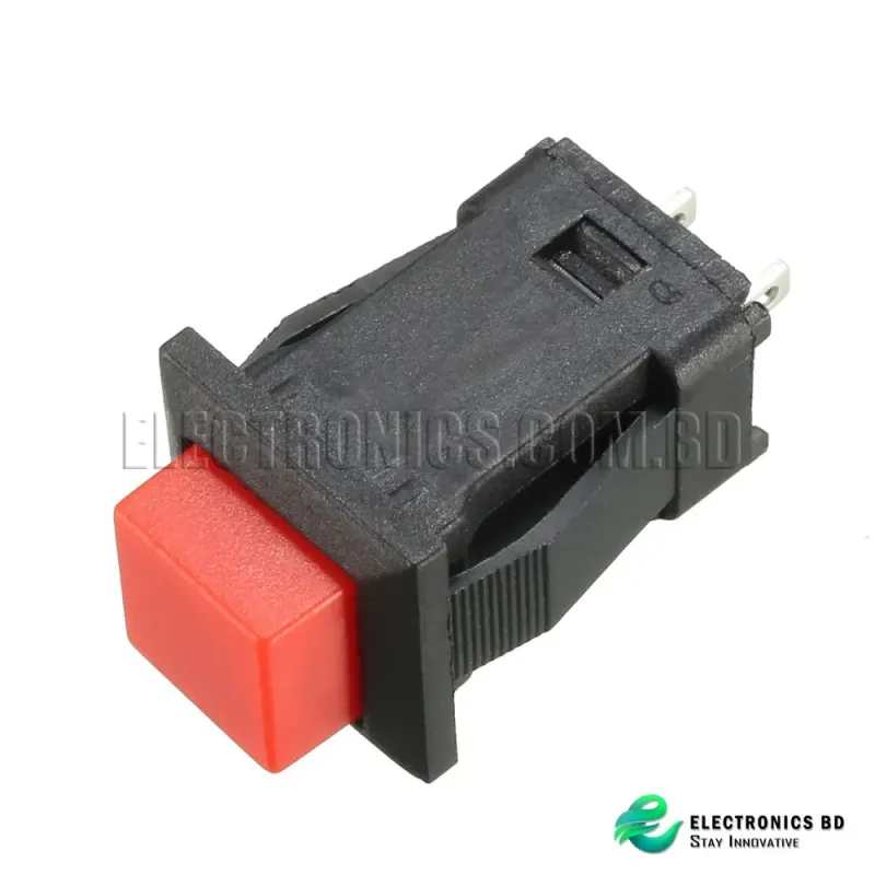 Red Square Latching Push Button Switch SPST | Latest price in Bangladesh BD