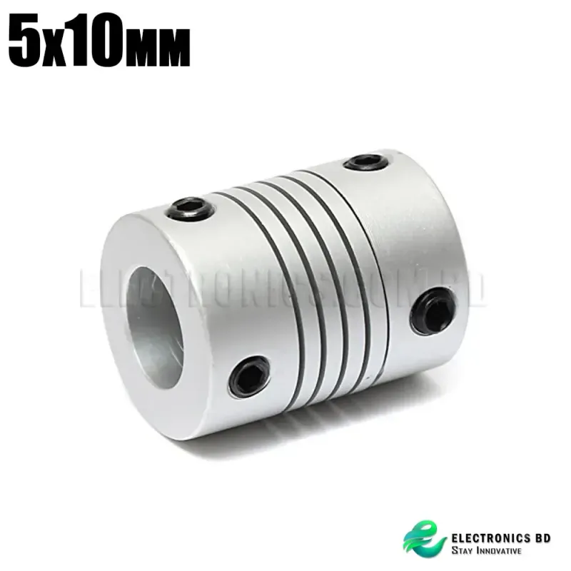 5X10mm Aluminum Flexible Shaft Coupler Connector - Latest Price in ...