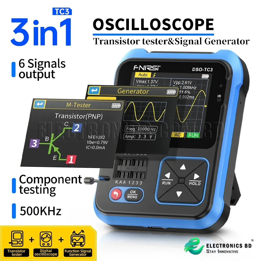 DSO-TC3 3-IN-1 Handheld Digital Oscilloscope - Latest price in Bangladesh